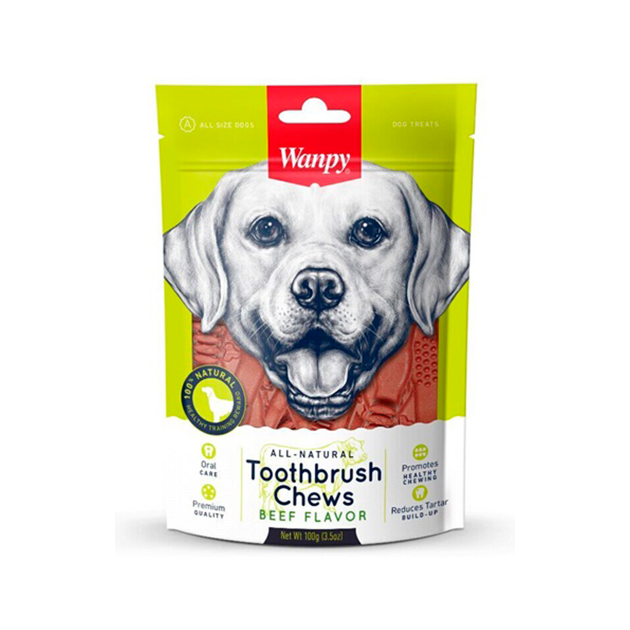 Wanpy - Toothbrush Chews Beef Flavor - AgusPet Store